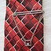 SWANK Tie Clip Chain Style Silver Tone Stainless Steel Tie - Etsy