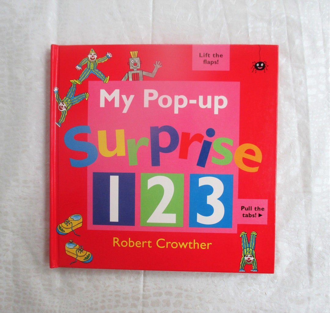 My Pop-up Surprise 1 2 3 by Robert Crowther, Hardcover 1997 Childrens ...