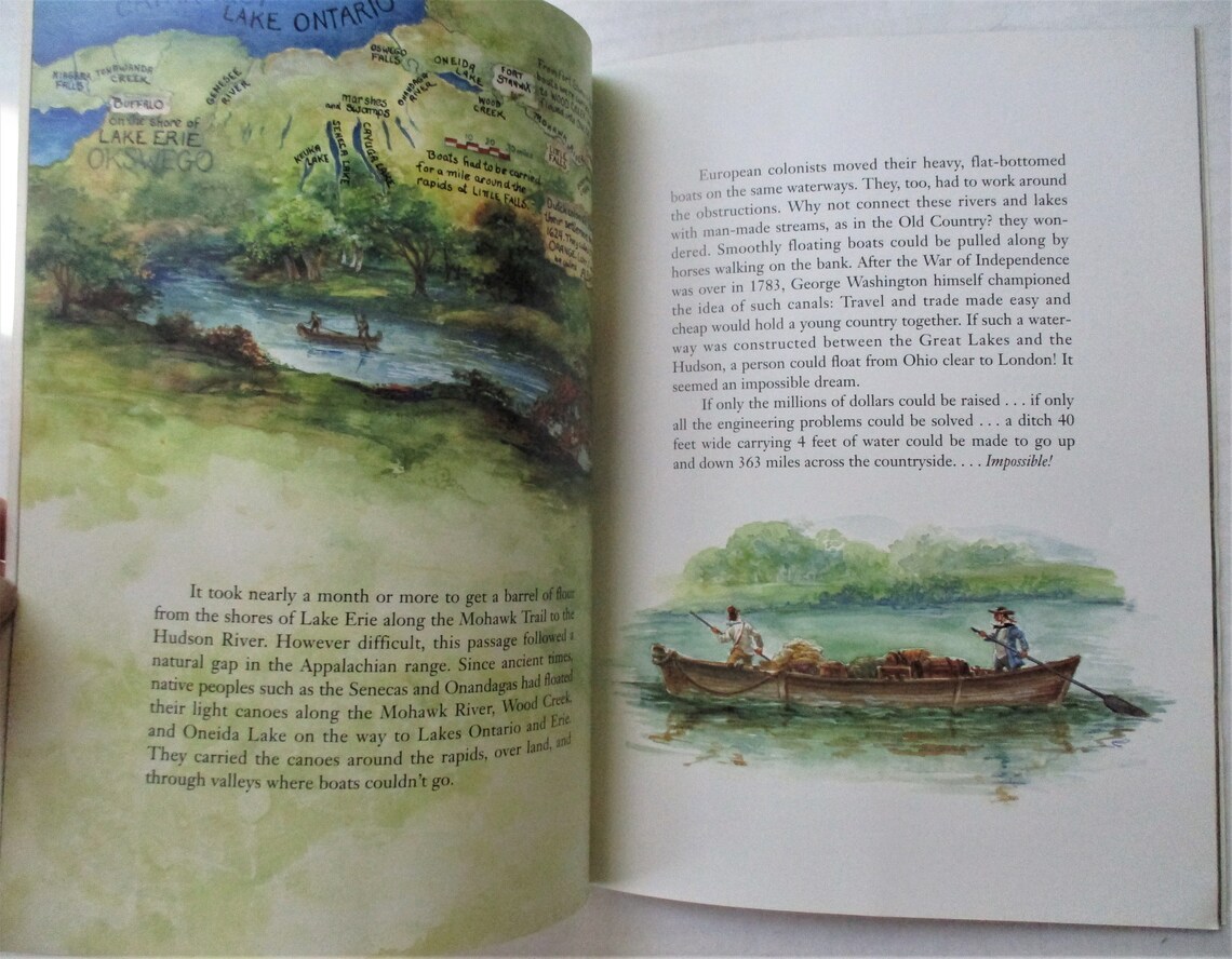 The Amazing Impossible Erie Canal by Cheryl Harness 1999, Soft Cover ...