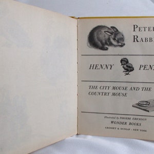 Peter Rabbit and Other Stories Wonder Book 1947, Flopsy Mopsy Cotton ...