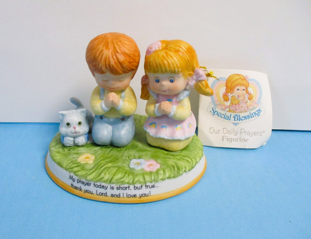 Special Blessings Figurine Our Daily Prayers, 1989 Jay Import, Praying ...