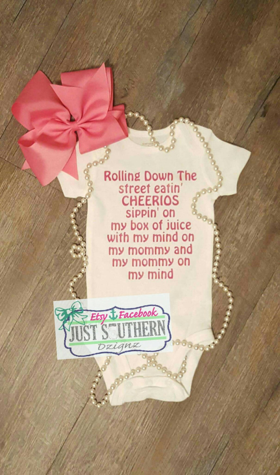 Cheerios Onesie Baby Boy Girl Toddler Mommy Daddy - Etsy