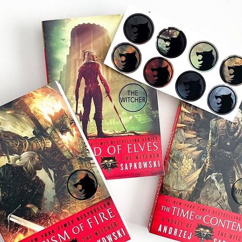 The WITCHER 3 Book Set by Andrzej Sapkowski Premium - Etsy