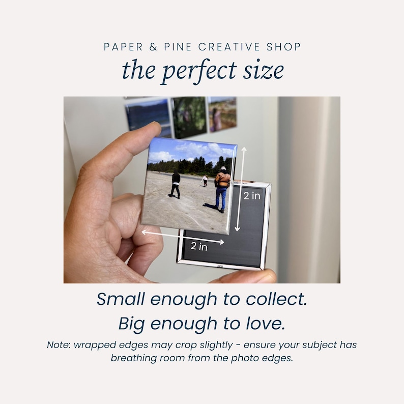 Custom Photo Magnets 2x2 | Personalized Gift | Father's Day Gift - Etsy