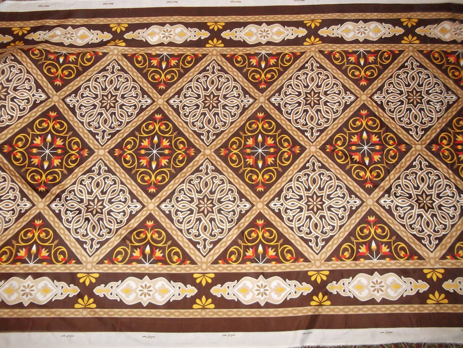 4 Meters/13 Feet Colorful Traditional Egyptian Textile Polyester/cotton ...