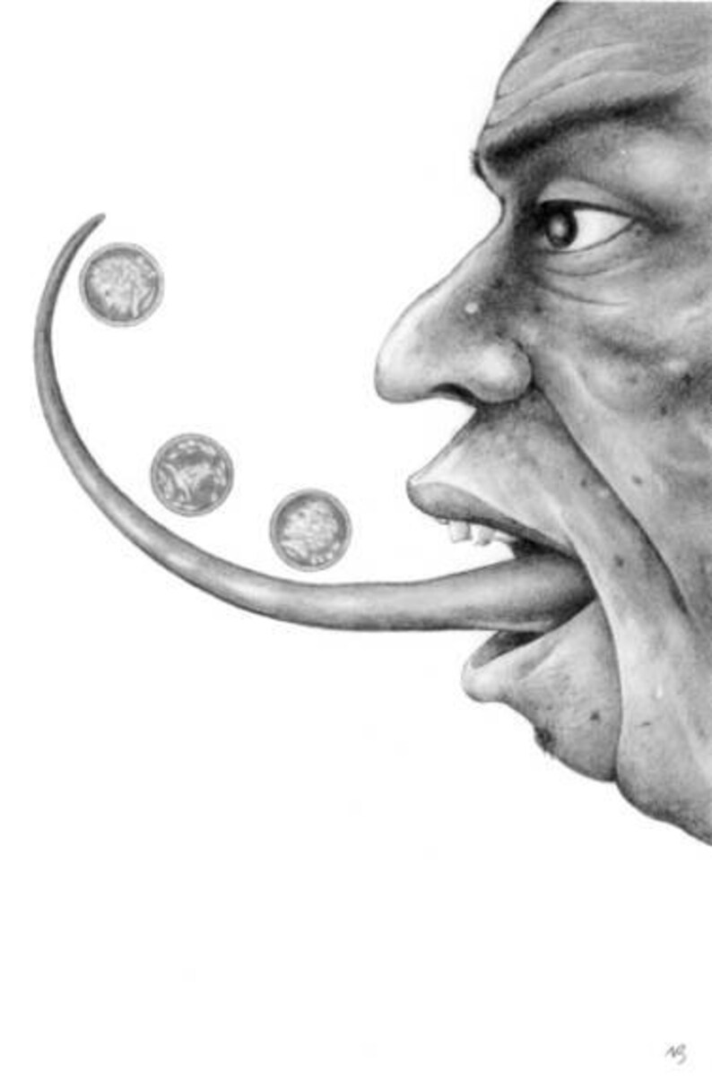 The Friar's Tale. 7.75 X 5. Graphite Drawing From Canterbury Tales. - Etsy