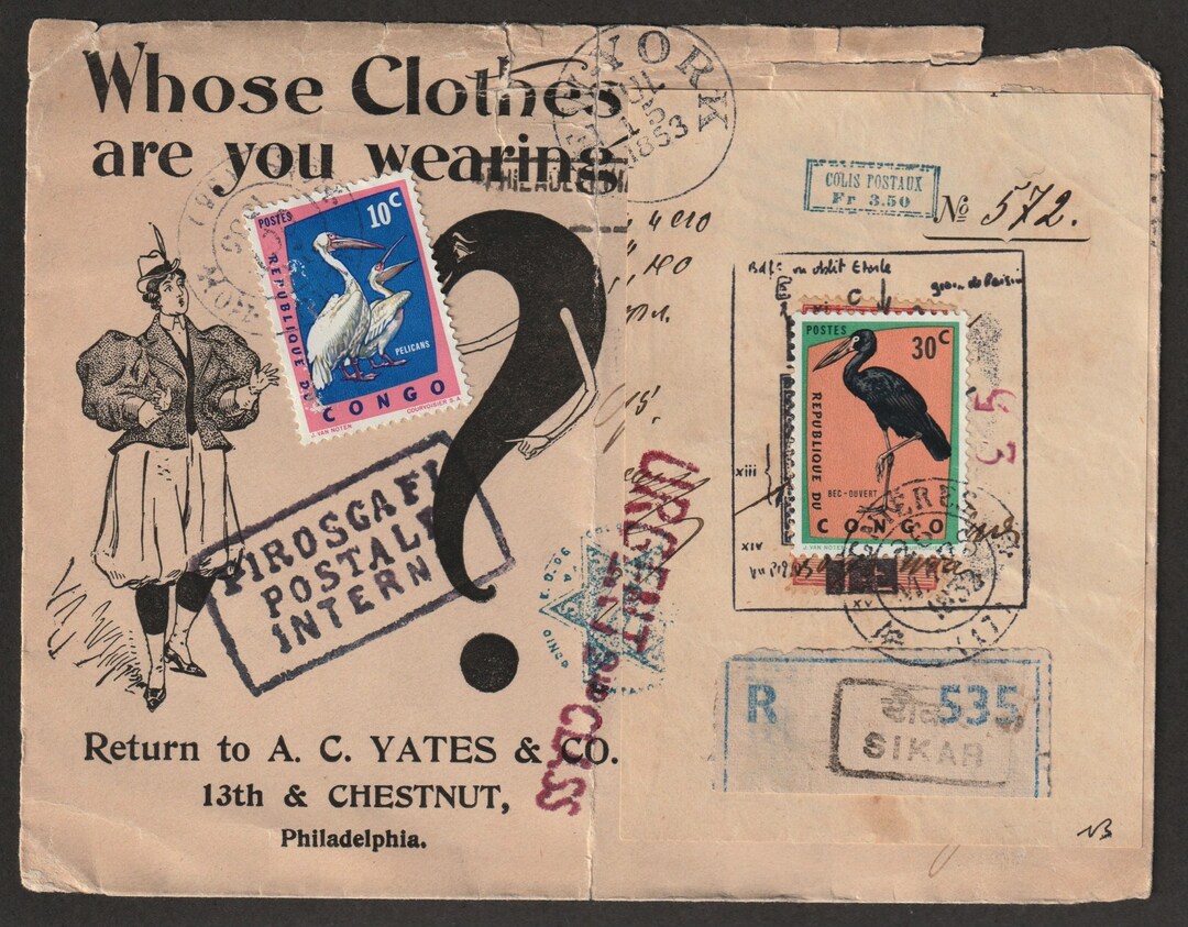 Whose Clothes Mail Art/ - Etsy