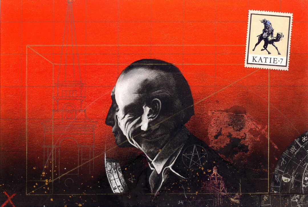 Duchamp as Cardinal R. From Griffin and Sabine - Etsy