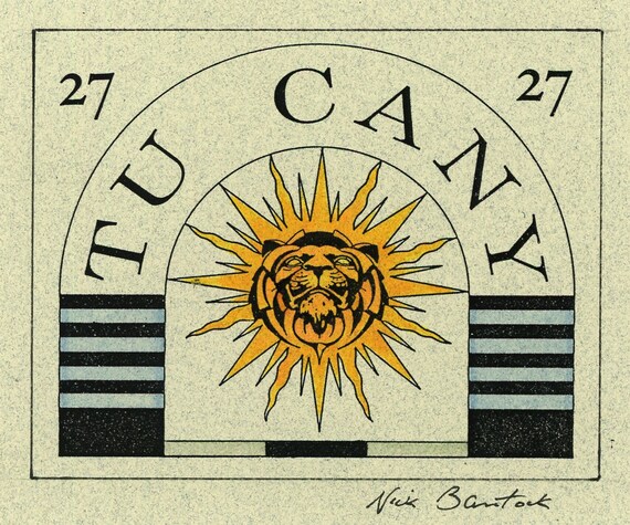 Tu Cany Lion Stamp Art | Etsy