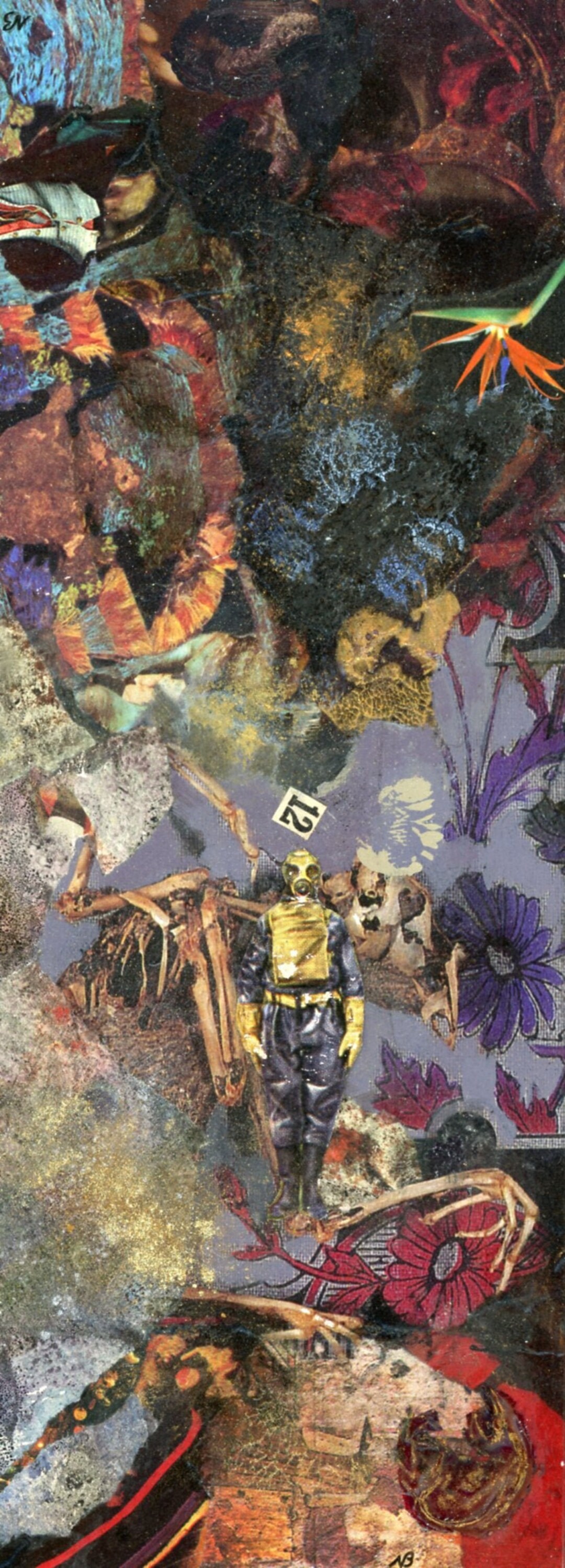 The 12th Fireman, Original Collage. - Etsy