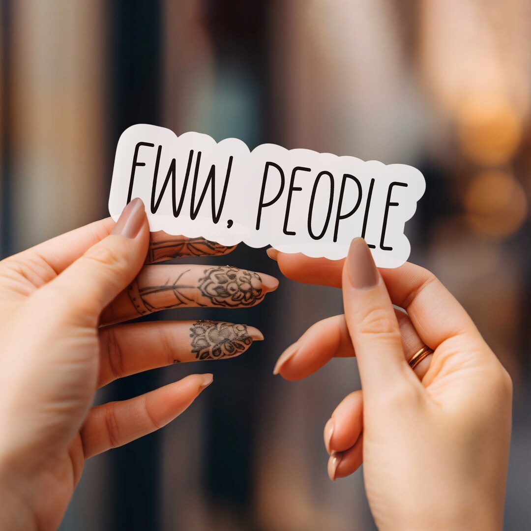EWW PEOPLE Sticker, Laptop Sticker, Waterproof Sticker - Etsy