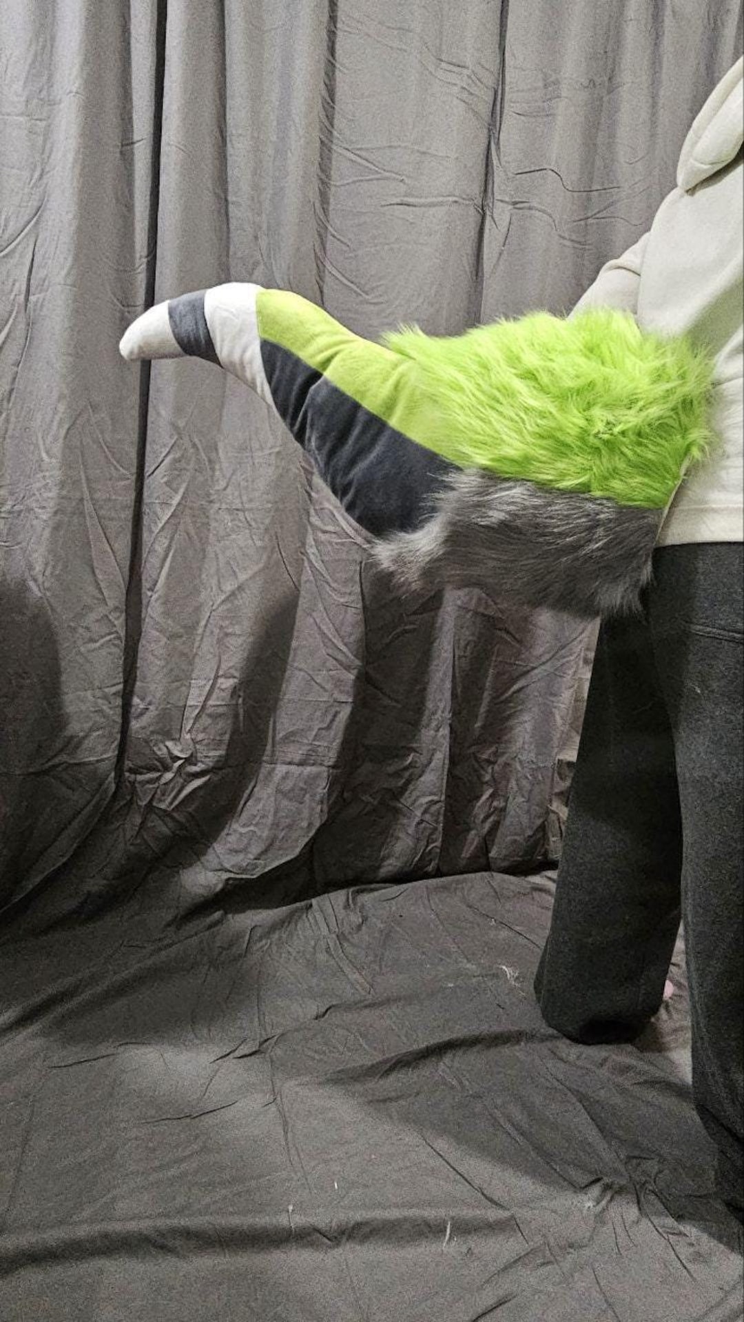 Fluffy Furry Raptor Tail Cosplay - Etsy
