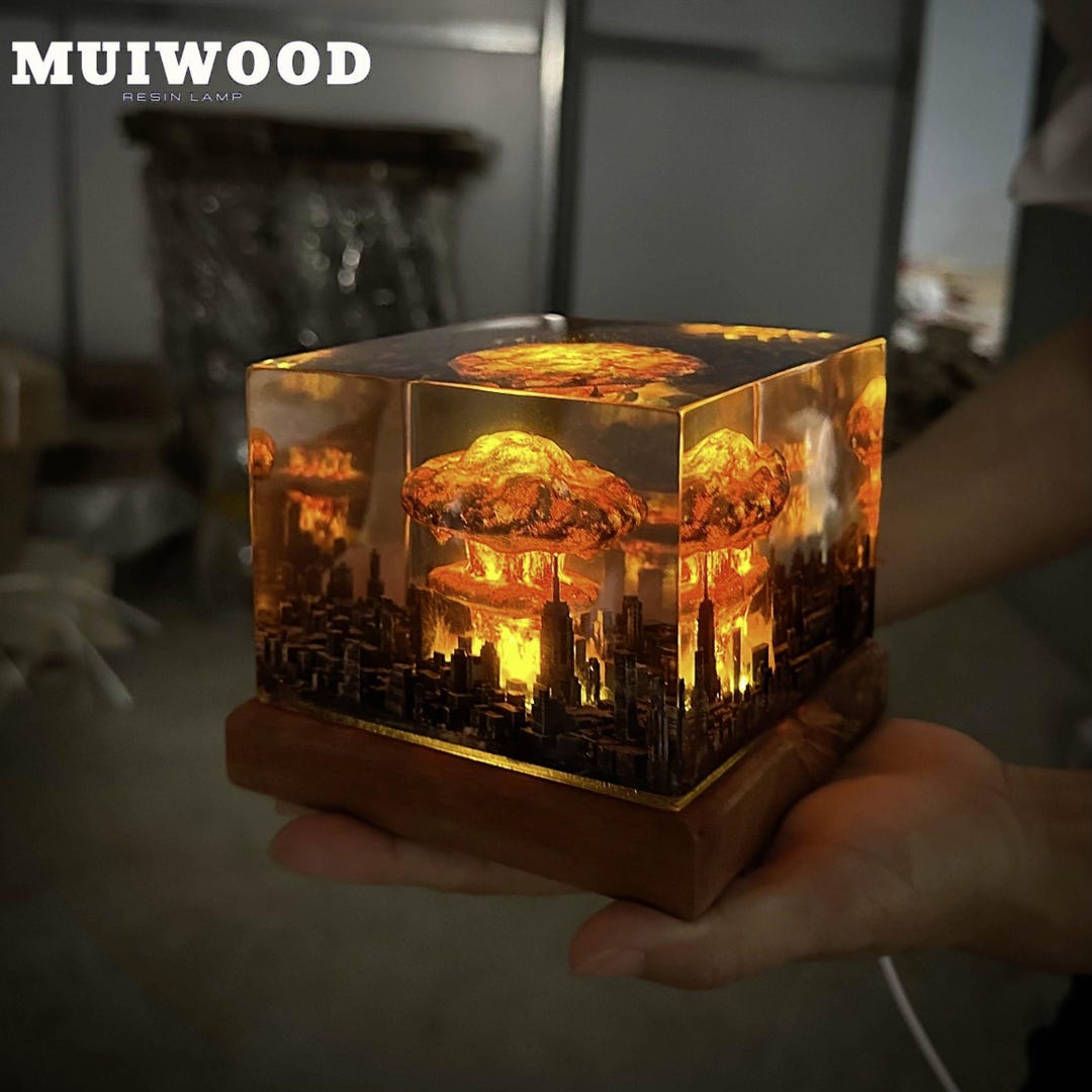 Explosion Resin Diorama Nuke Bomb Fallout 4, Atomic Bomb Diorama ...