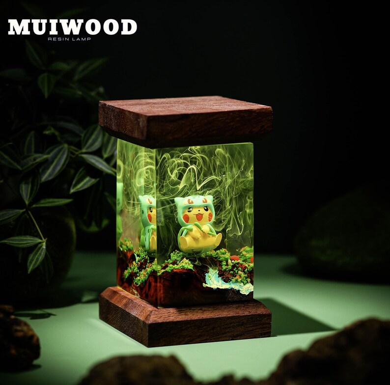 Syl.veo.n PO.KE.MON Night Light, Custom Pok.emo.n Epoxy Lamp, Gaming ...