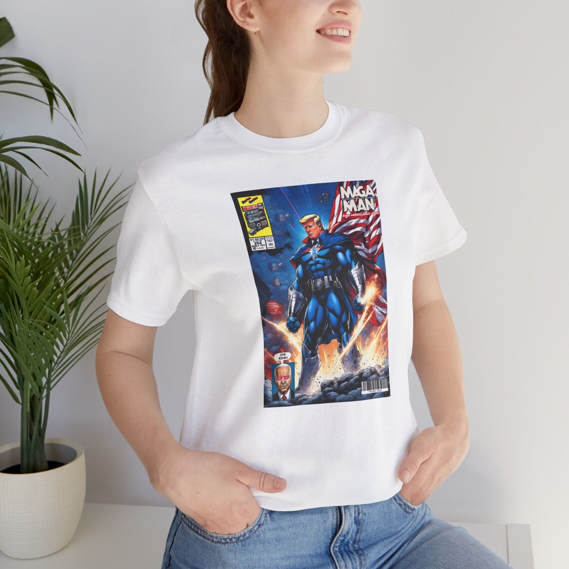 Maga-man Trump Comic Book Cover - City - Digital Poster Digital ...