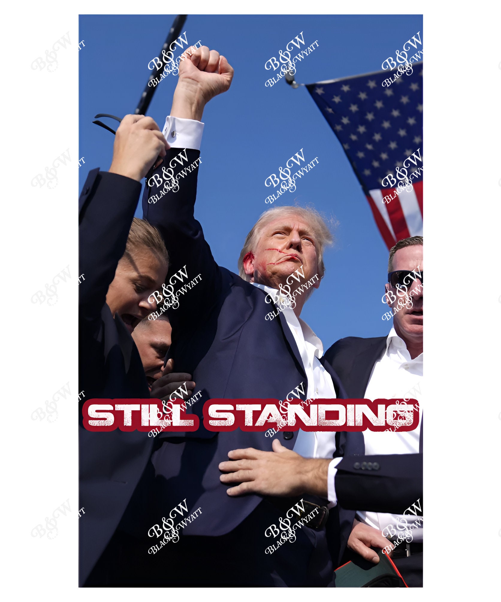 President Trump PNG, SVG Still Standing, Trump 2024, DJT, Donald Trump ...
