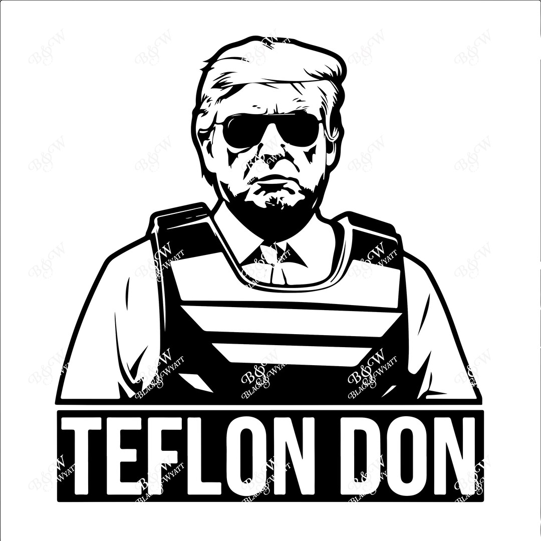 Trump 2024 Teflon Don SVG, PNG, Cricut, Trump SVG, Wanted Trump for A ...