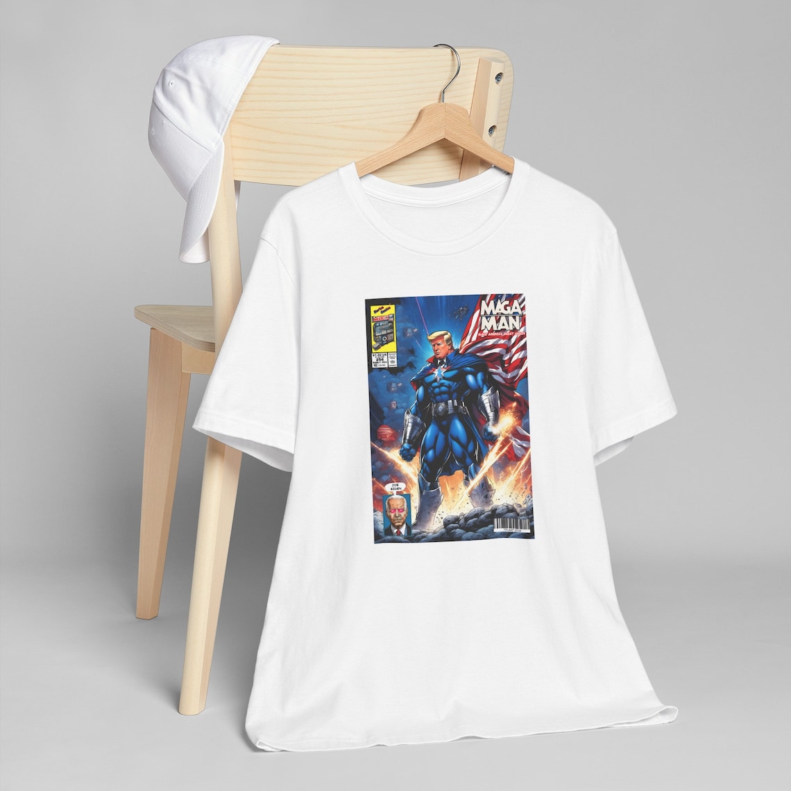 Maga-man Trump Comic Book Cover - City - Digital Poster Digital ...