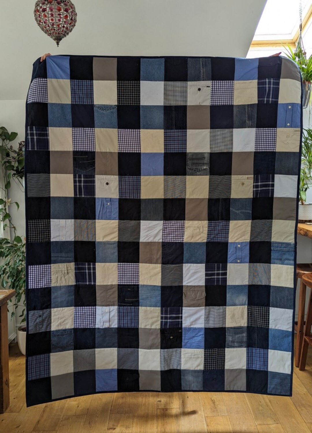 Extra Extra Large Keepsake Quilt Double Bed Size Memory Quilt From ...