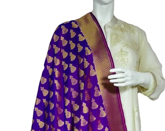Purple Dupatta - Etsy