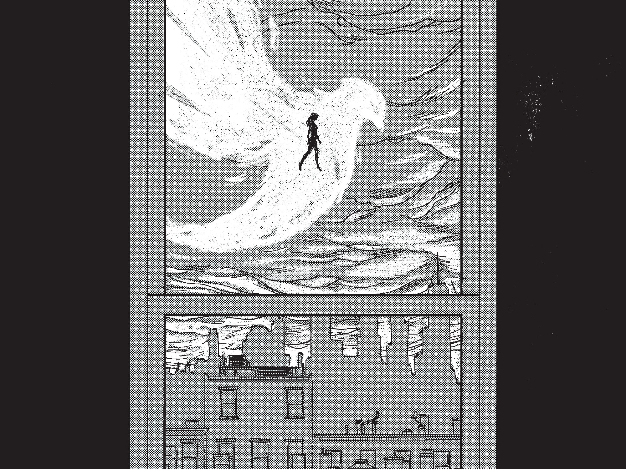 An Ominous Feeling, Phoenix, Jean Grey, Window, X-men, Digital Art, B&W ...