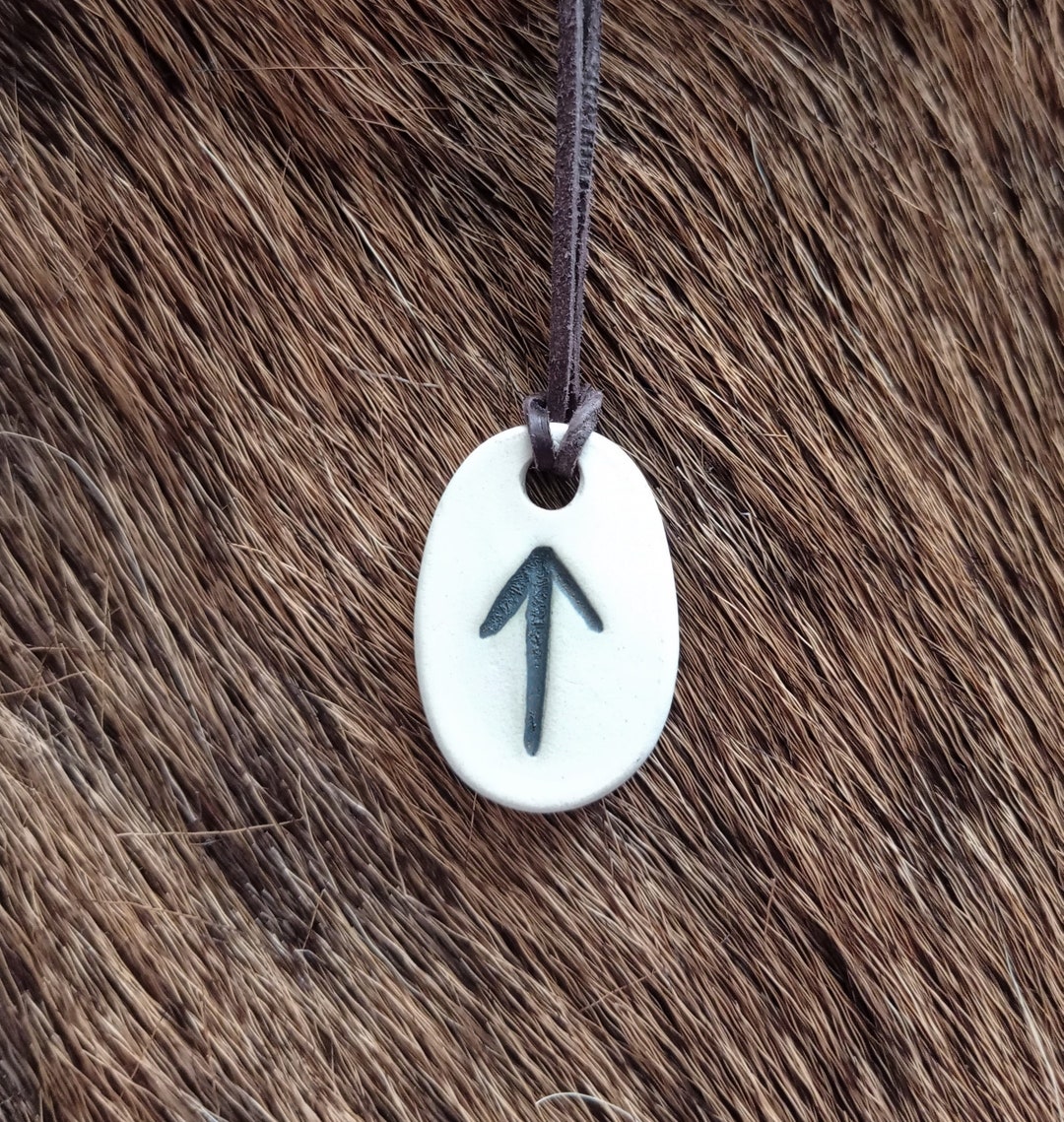 Pendant With Rune of Tiwaz teiwaz. the Run of Justice and Courage. Rune ...