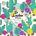 Cactus Paper Pack Succulents Digital Backgrounds Seamless Patterns ...