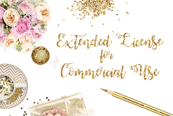 Extended License for Commercial Use Add-on to Be Purchased | Etsy