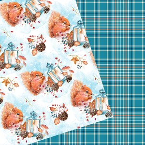 Winter Wonderland Digital Papers, Cozy Christmas, Planner Stickers ...