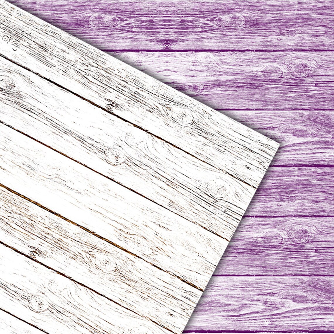 Rustic Wood Paper Pack Weathered Texture Distressed Pastel - Etsy