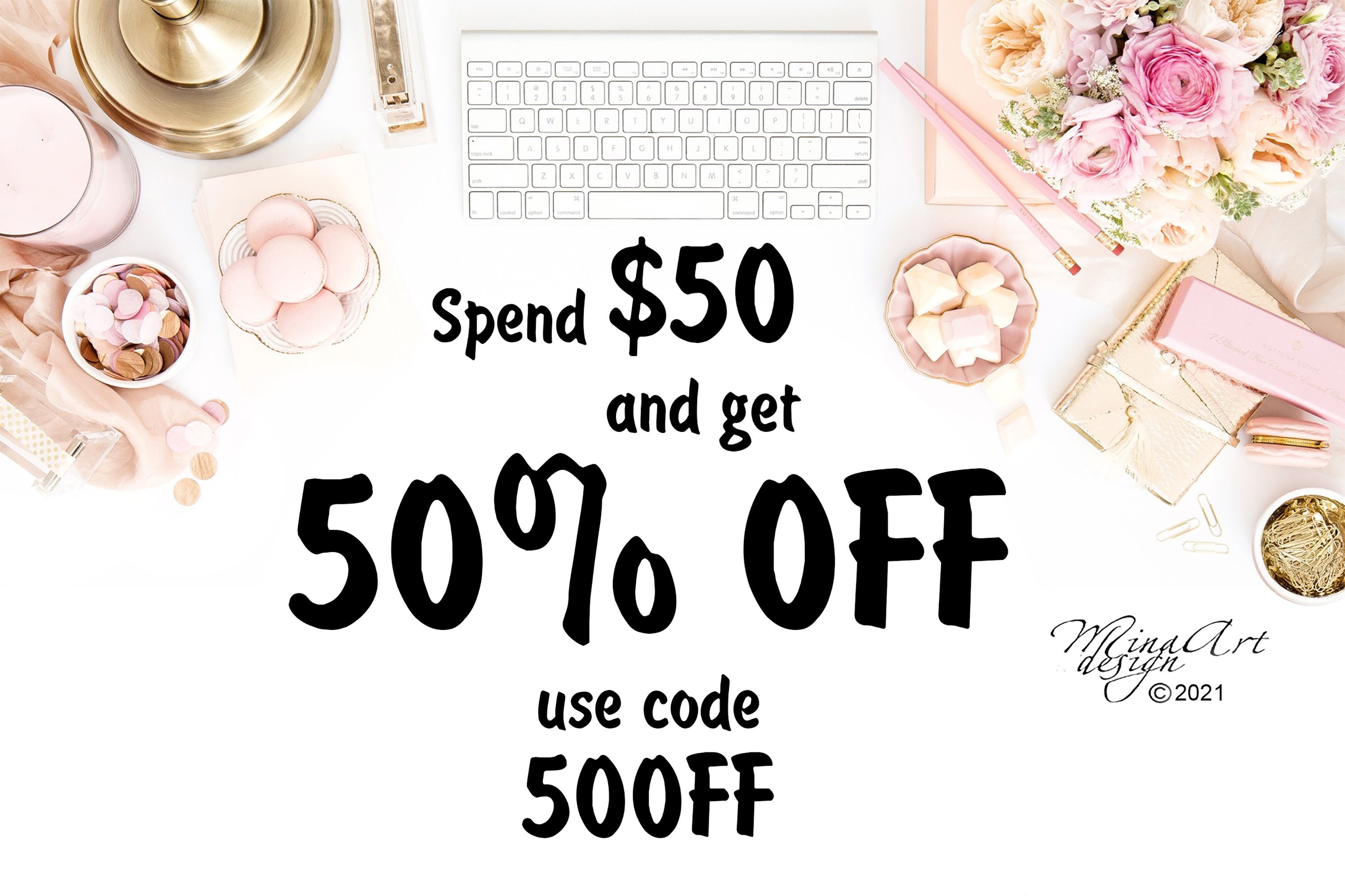 DISCOUNT COUPON: Save 50% - Etsy