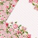 Wedding Digital Papers, Pink Roses, Seamless Patterns, Planner Stickers ...