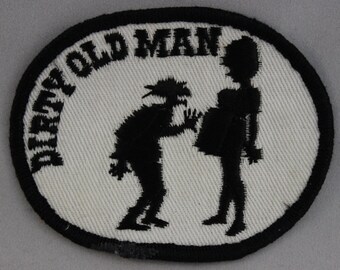 Dirty Old Man Patch - Etsy