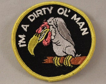 Dirty Old Man Patch - Etsy