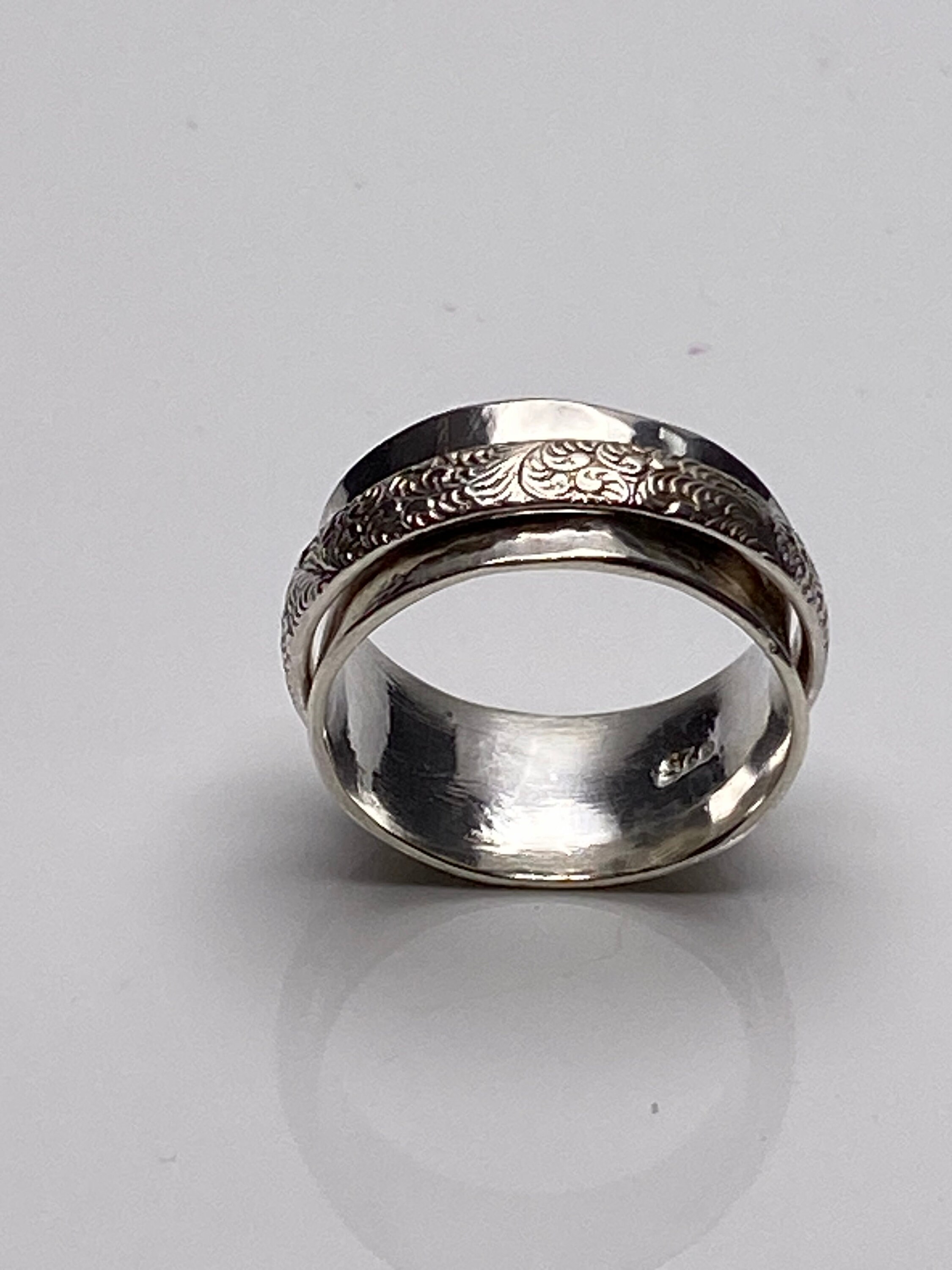 Spinner Sterling Silver Ring - Etsy