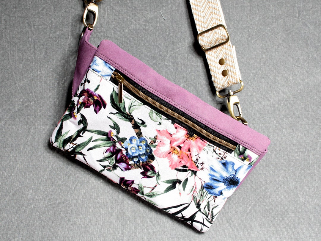 Flower and Faux Suede Haralson Belt Bag - Etsy