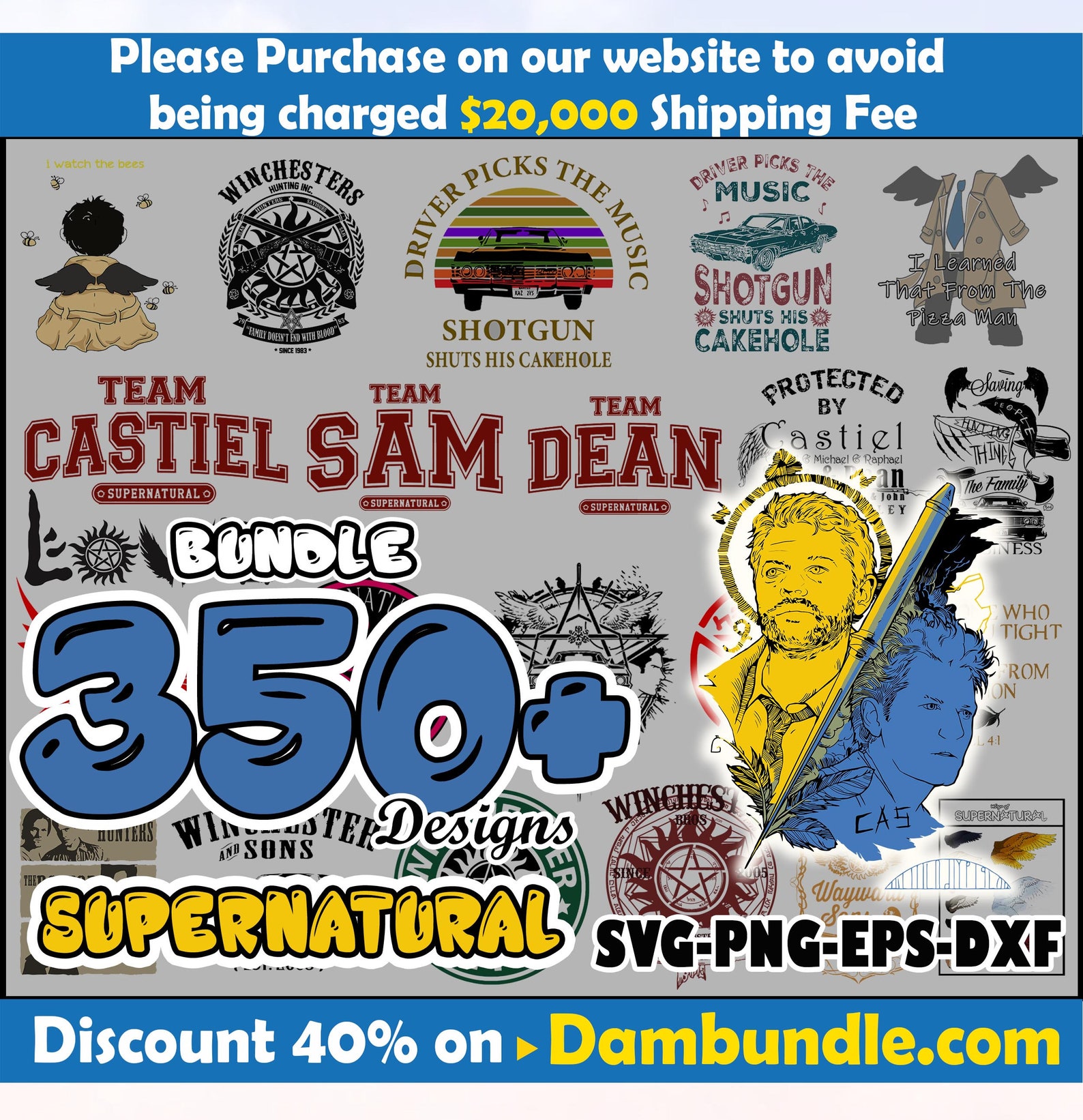 Supernatural Svg, Supernatural Team Svg, Supernatural Png Files, Svg ...