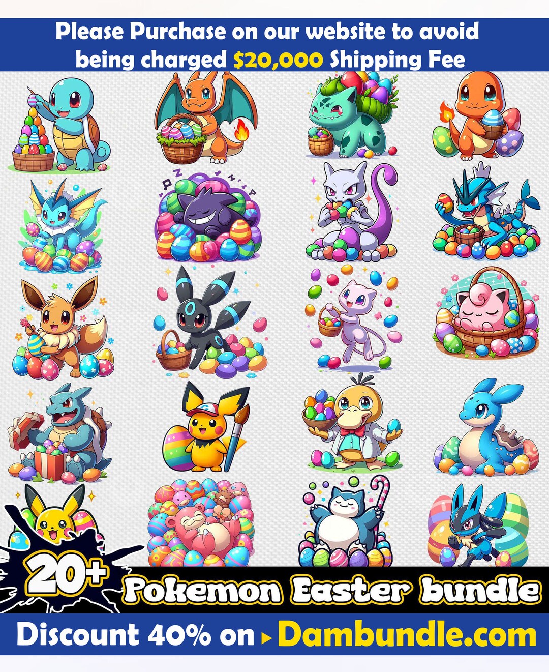 Easter Anime Character Png Bundle, Spring Easter Png, Happy Easter Day ...