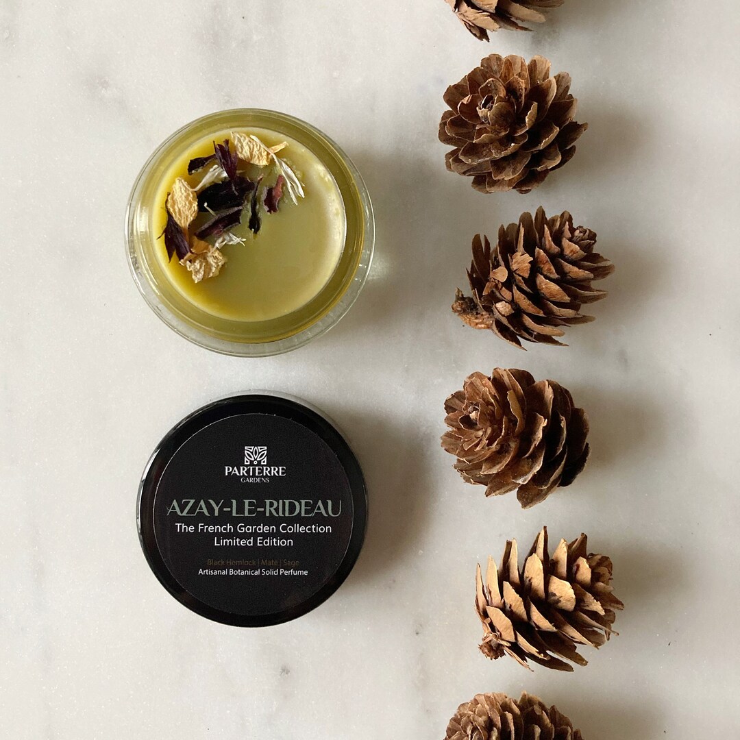 Azay-le-rideau Solid Perfume Black Hemlock Maté Sage - Etsy