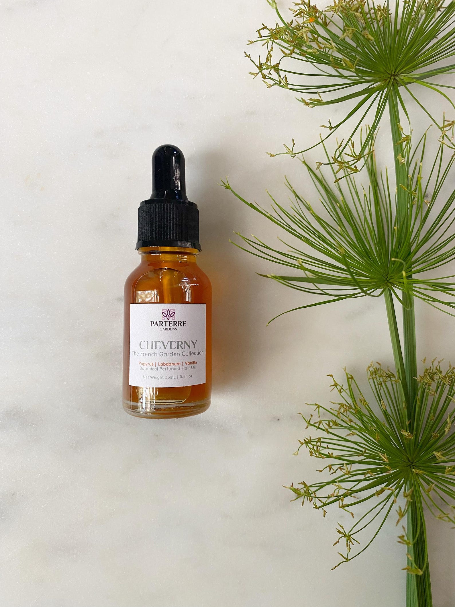 Cheverny Perfumed Hair Oil | Papyrus, Golden Amber, Spices | Natural ...
