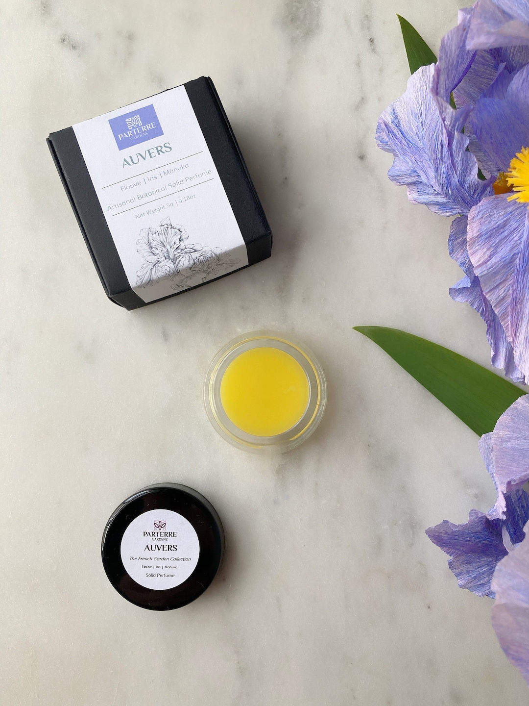 Auvers Solid Perfume | Flouve, Iris, Manuka | Natural, Botanical ...