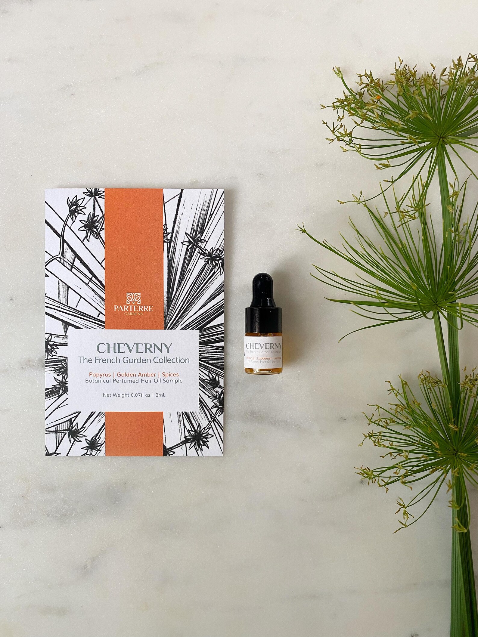 Cheverny Perfumed Hair Oil | Papyrus, Golden Amber, Spices | Natural ...