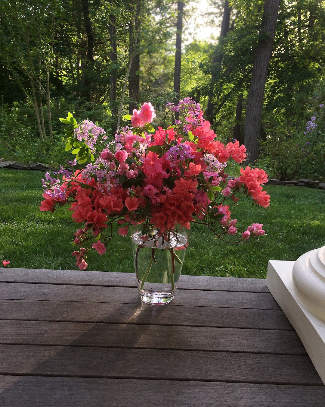 Flower Arrangement of Azalea and Rocket Flower, May Flowers of ...