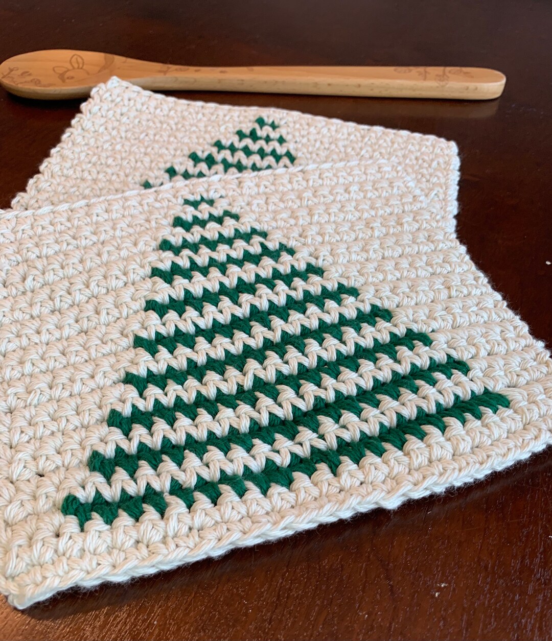 Christmas Tree Double Thick Hot Pad - Etsy