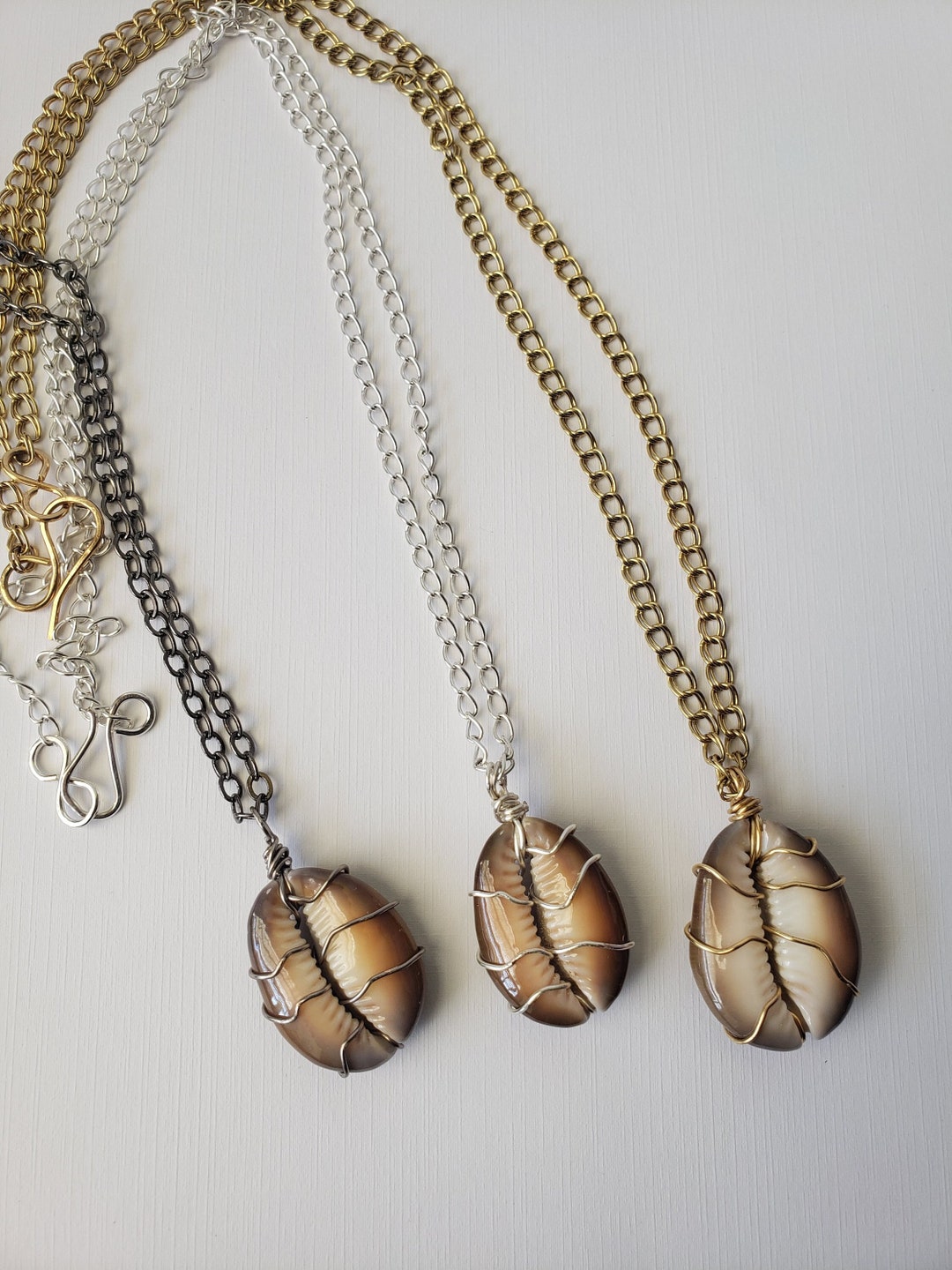 Cowrie Necklace. XL Snakehead Cowry Jewelry. COCO GODDESS - Etsy