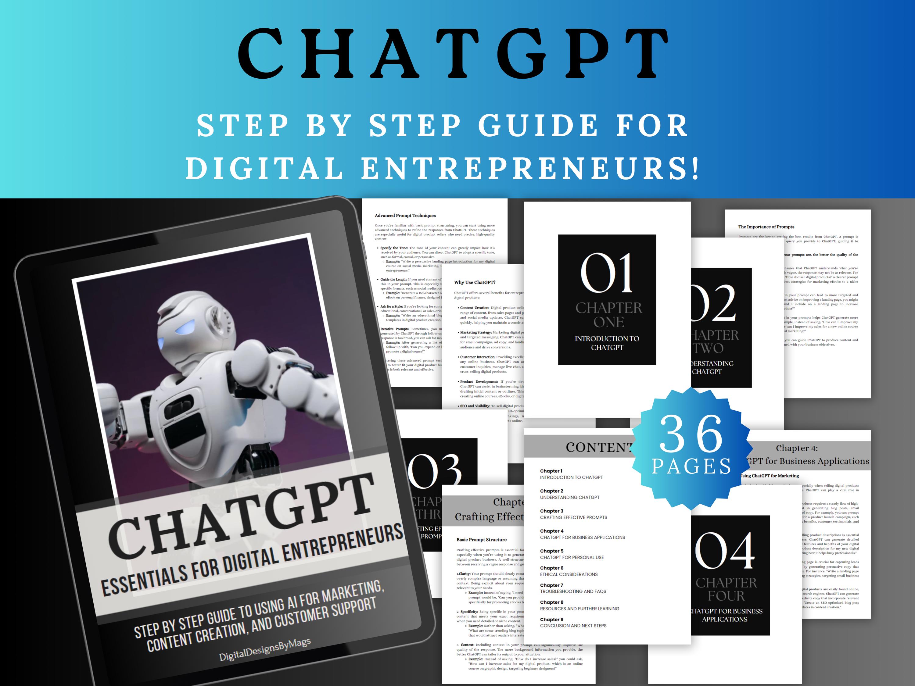Chatgpt Prompts, AI Prompts, Guide for Digital Entrepreneurs, Learn How ...