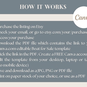 Boats for Sale, Boats for Sale Flyer Bundle, Fully Editable Canva ...