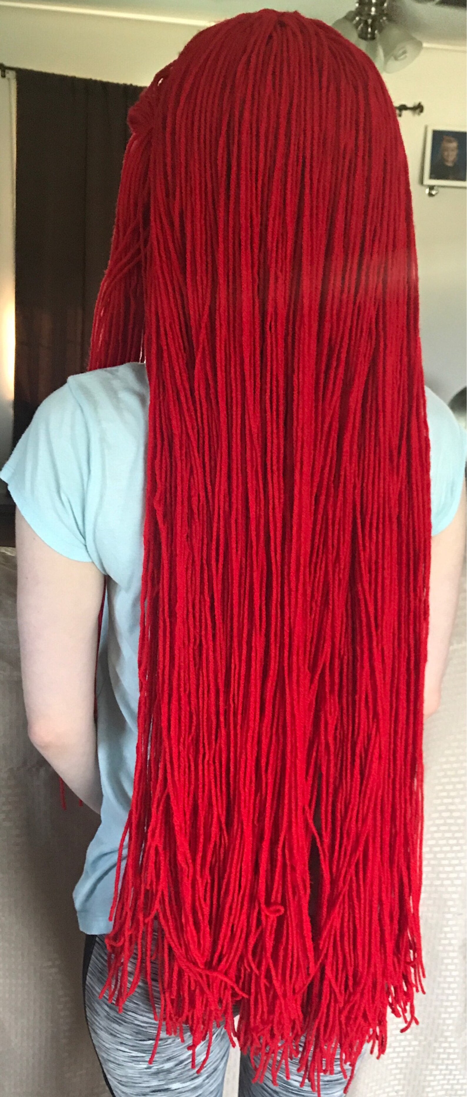 Bright Red Cosplay Wig - Etsy