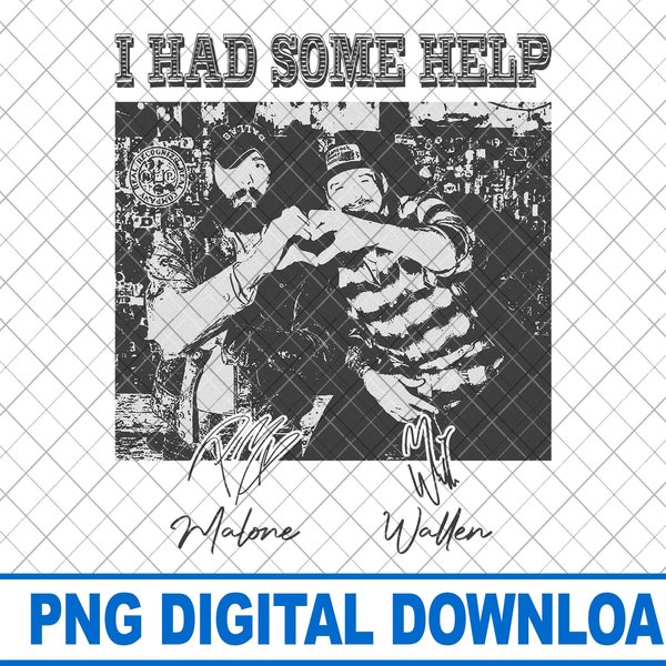 Wallen and Post Malone Png - Etsy
