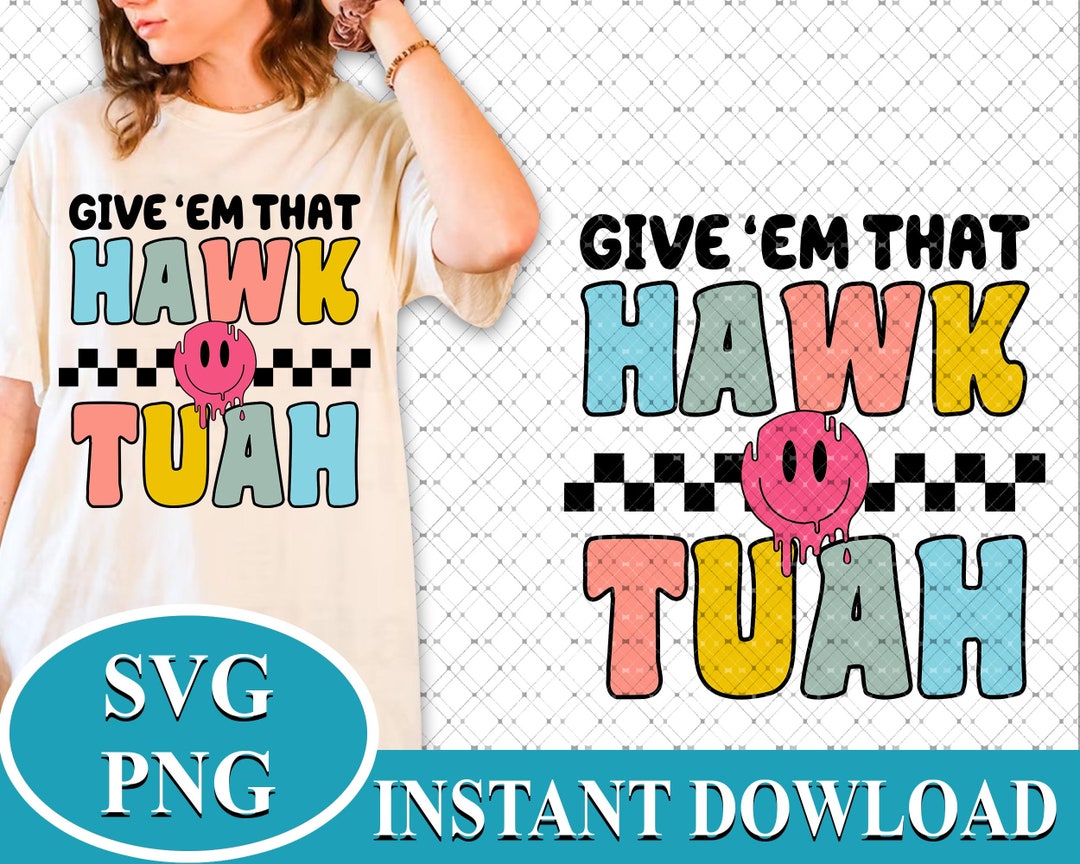 Hawk Tuah Spit on That Thang SVG for Cricut, Hawk Tuah Girl Clipart ...